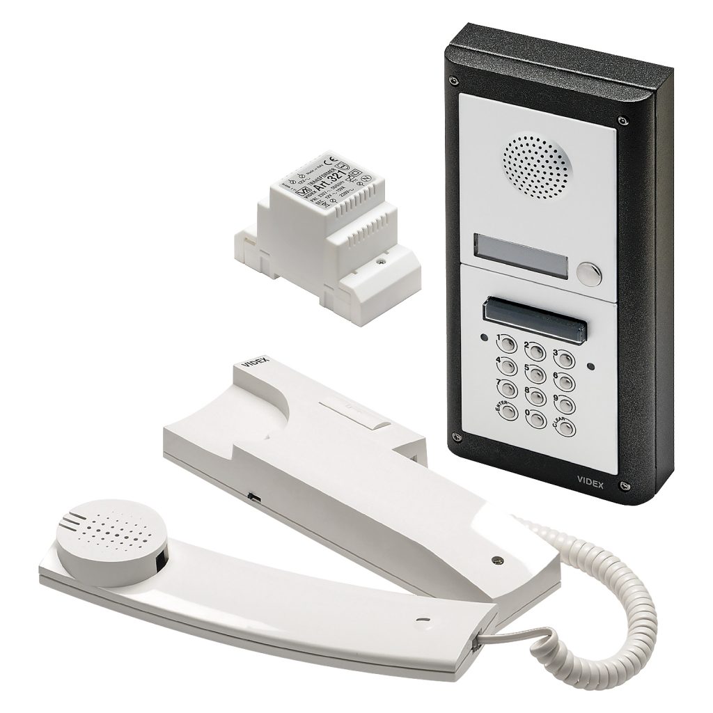 Videx 4K1S/CL Hard Wired Audio Intercom System - EasyGates.co.uk