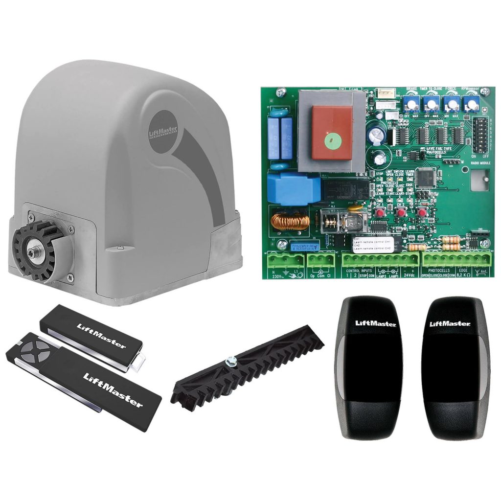 LiftMaster SLY300K 230V With 4m Nylon PVC Rack - EasyGates.co.uk