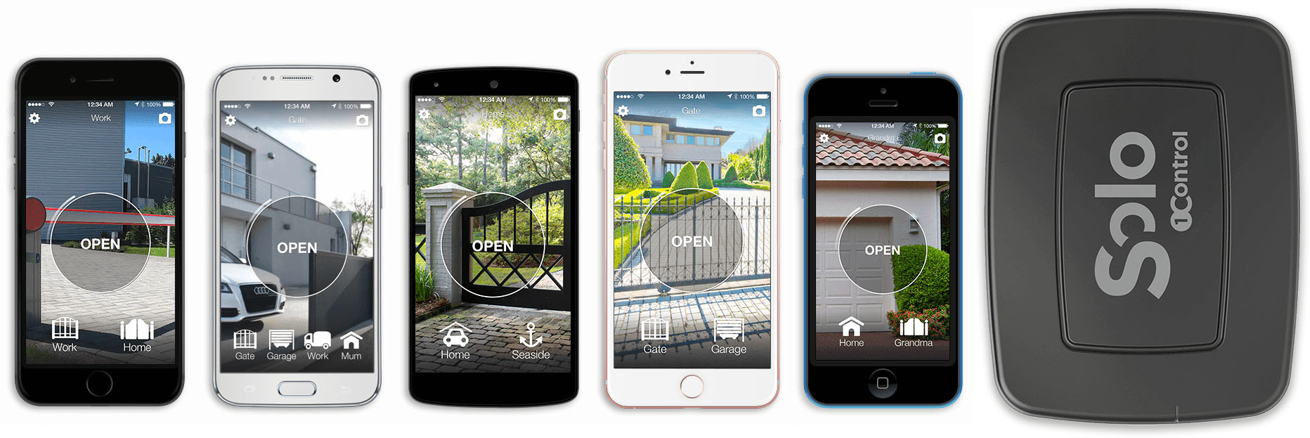 Bluetooth Gate and Garage Control - opener with smartphone app