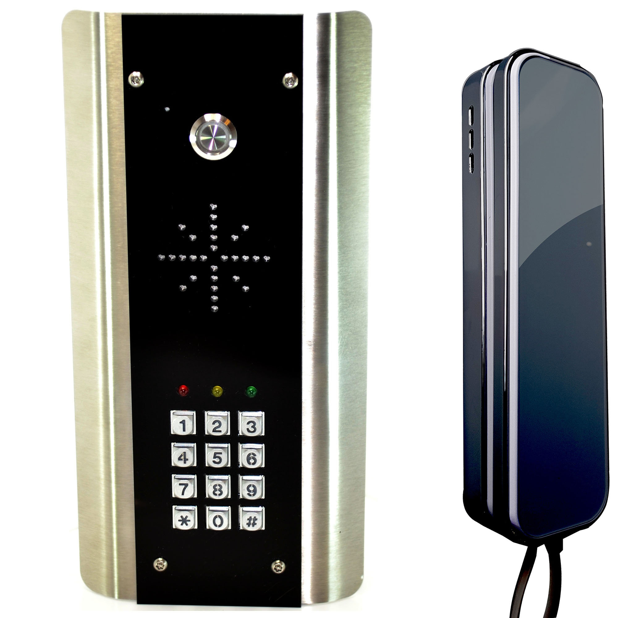 AES SLIM Series Hard Wired Audio Intercom System - EasyGates.co.uk
