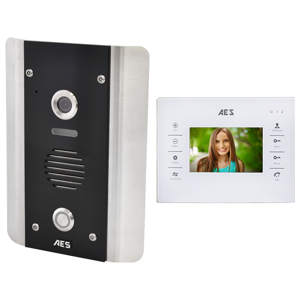AES StylusCom Series Hard Wired Smart Video Intercom System - EasyGates ...