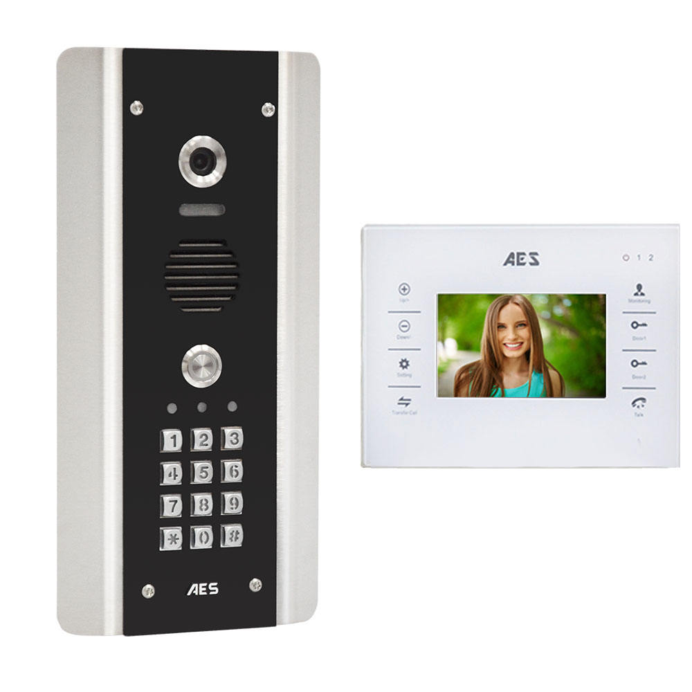 AES StylusCom Series Hard Wired Smart Video Intercom System - EasyGates ...
