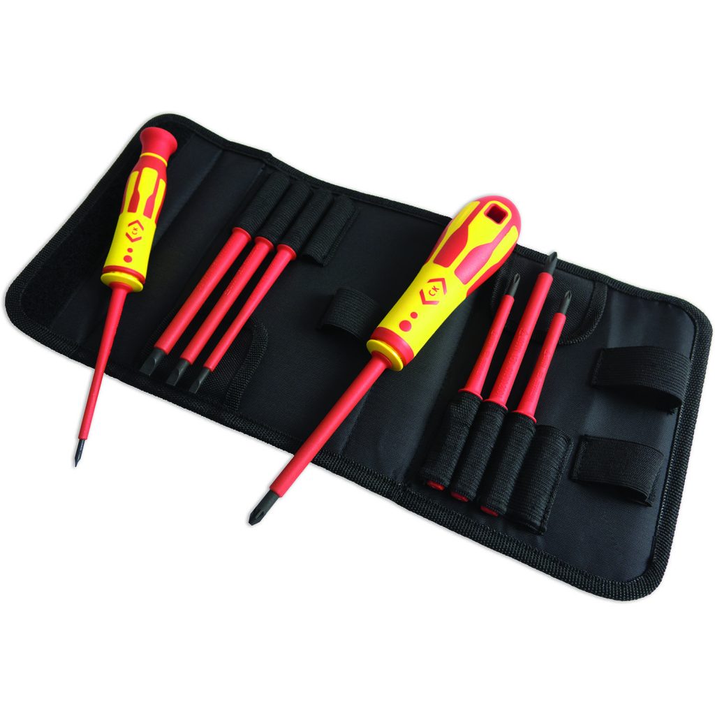 C.K VDE (1000V) Interchangeable Bladed Screwdriver Set (10 Piece Set ...
