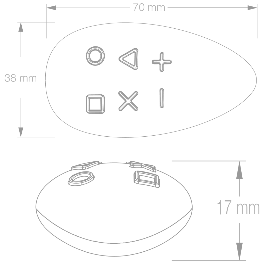 FIBARO KeyFob Remote Control (Z-Wave) - EasyGates.co.uk