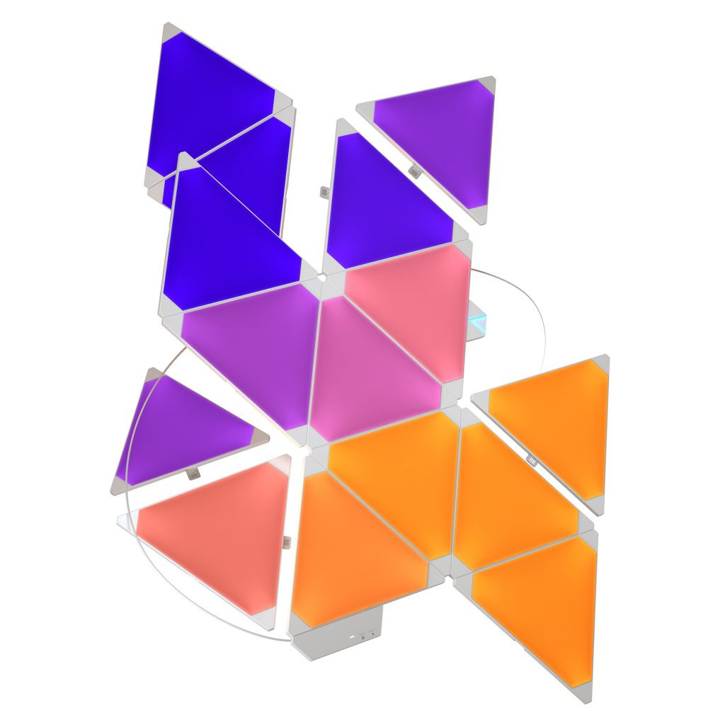 Nanoleaf Light Panels Rhythm Smarter Kit - 15PK - EasyGates.co.uk