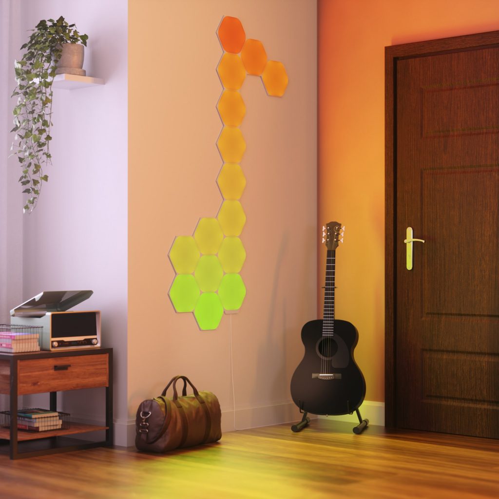 Nanoleaf Shapes - Hexagons Kit – 15PK - EasyGates.co.uk