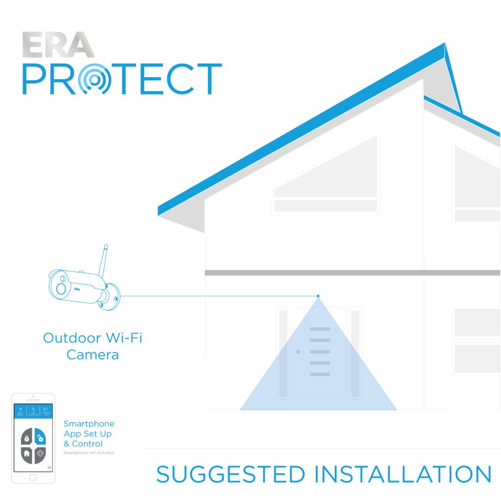 ERA Protect External WiFi 1080p Security Camera - EasyGates.co.uk