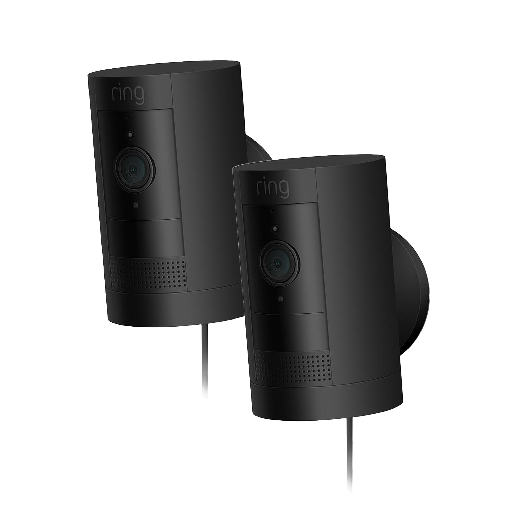 Ring Stick Up Cam Duo Pack (Plug-In / Battery) (Black / White ...