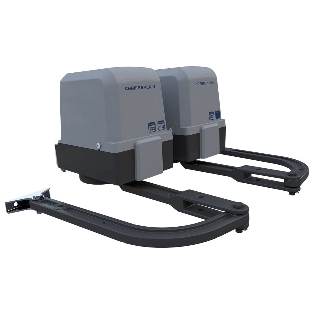 Chamberlain CHAA250EVC Double Swing Gate Opener Kit – myQ Compatible ...