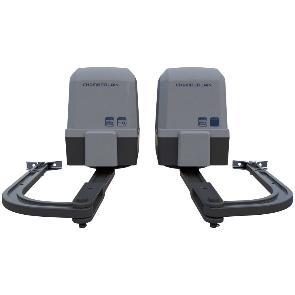 Chamberlain CHAA250EVC Double Swing Gate Opener Kit – myQ Compatible ...