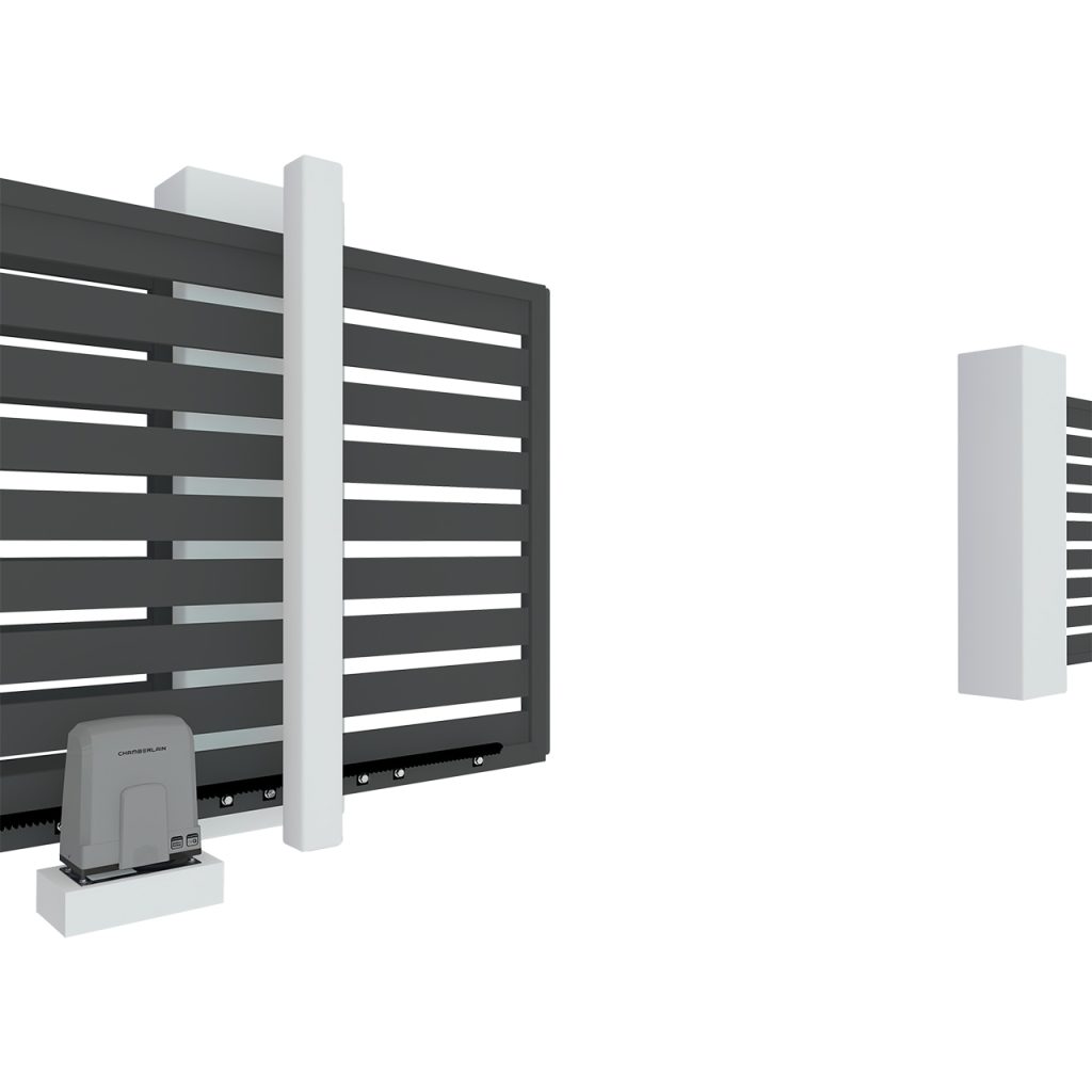 Chamberlain CHSL400EVC Sliding Gate Opener Kit – myQ Compatible ...